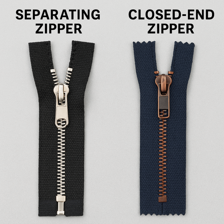 What Is the Difference Between Zippers? An OEM Guide to Types, Sizes ...
